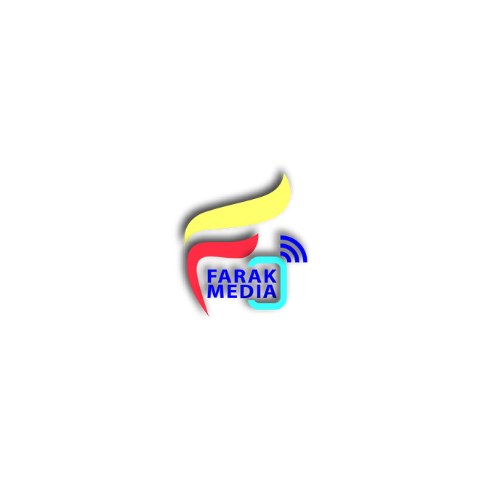 Black & White Simple Initial Circle Badge Logo : Farak Online